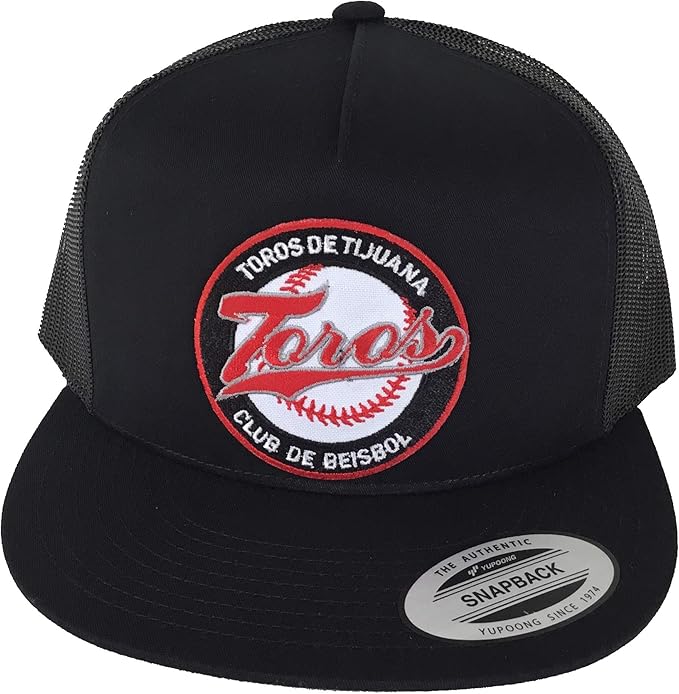 Toros de Tijuana Club de beisbol hat Black mesh at Amazon Men’s ...