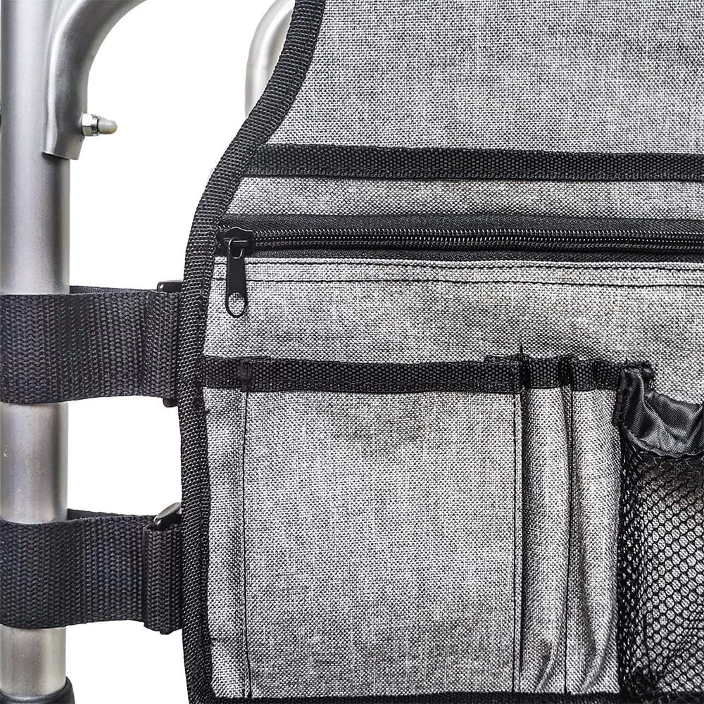 Double Sided Walker Bag, Multi-Task Organizer Hanging Storage Pouch for ...
