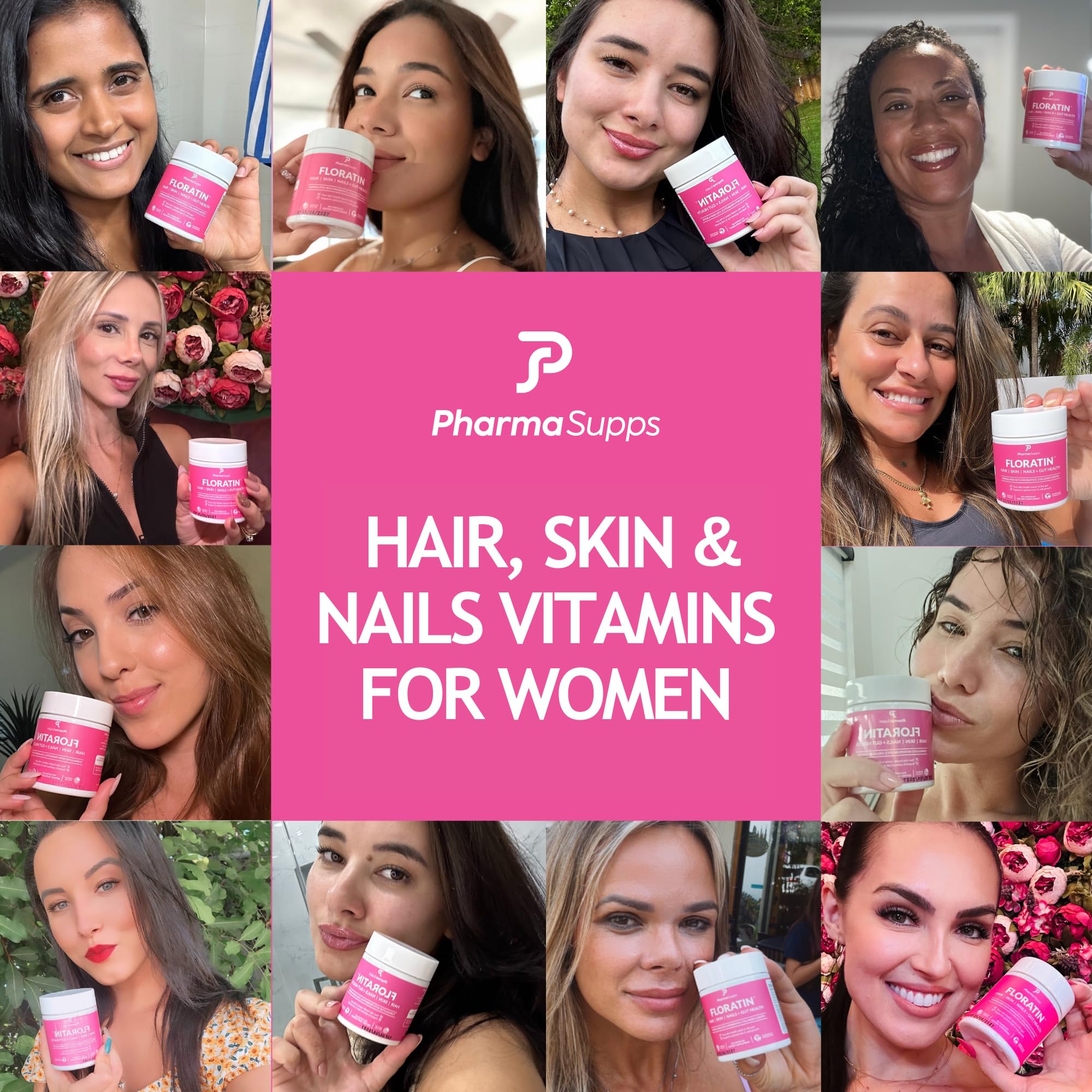 Mua FLORATIN Hair, Skin, and Nails Vitamins for Women w/ Biotin ...
