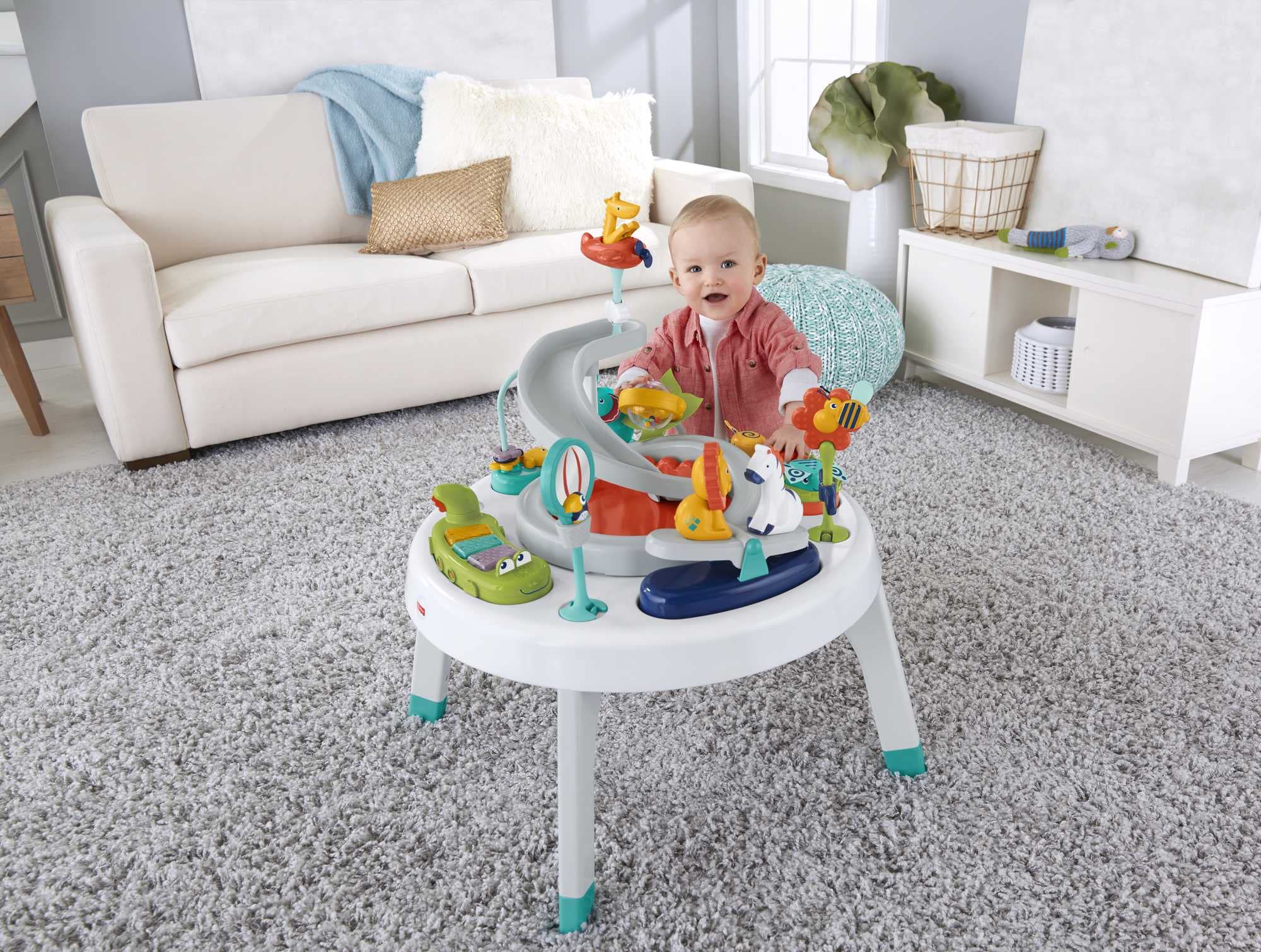 Mua to Toddler Toy 2-In-1 Sit-To-Stand Activity Center with Music ...