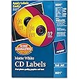 Amazon.com: Avery CD Labels - 100 Disc labels & 200 Spine labels (8691 ...