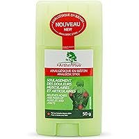 ARTHRI-PLUS Natural Pain Relief Cream and Stick - Long Lasting Topical ...