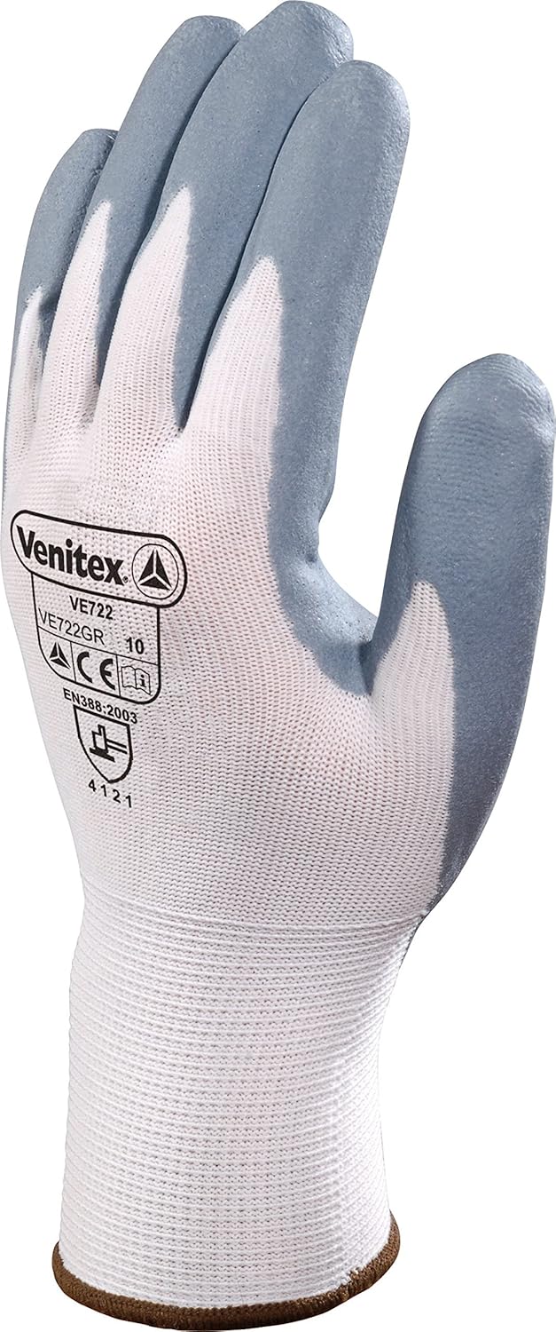 2 Delta Plus pares de Venitex 100% poliamida guantes con de seguridad ...