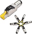 Amazon.com: Cable Matters 6-Pack Tool-Free Shielded RJ45 Cat 6A / Cat6A ...