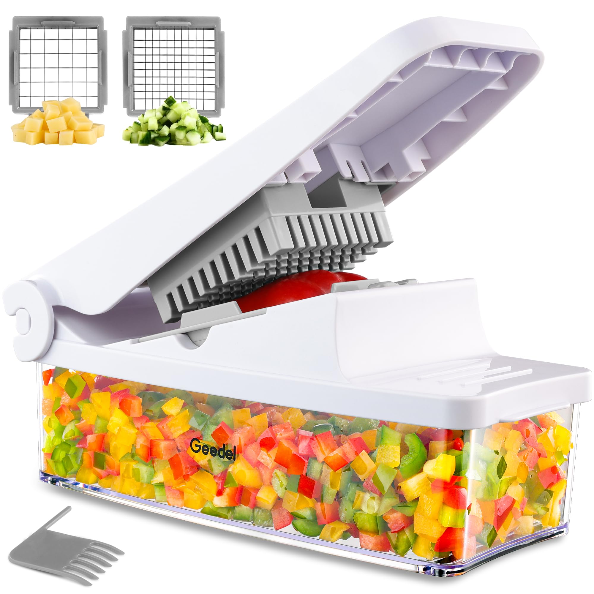 Geedel Vegetable Chopper, Onion Chopper Pro Food Chopper, Kitchen ...