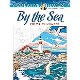 Amazon.com: Creative Haven Country Scenes Color by Number Coloring Book ...