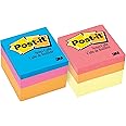 Amazon.com : Post-it Notes Cube, 2 in x 2 in, Assorted Colors, 400 ...