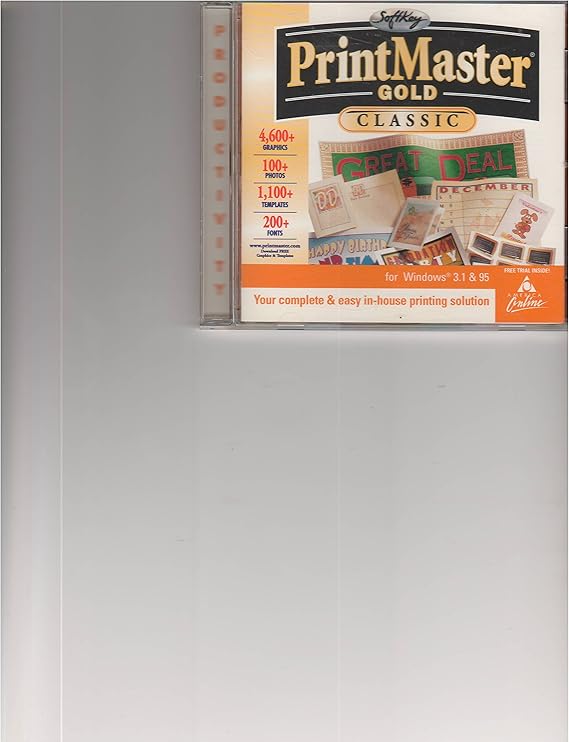Printmaster Gold Classic for Windows 3.1 or Higher: Software - Amazon.ca