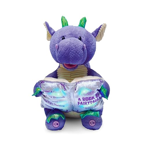 Cuddle Barn Dalton The Storytelling Dragon 12" Animated Stuffed Animal ...