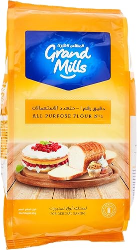 Grand Mills Flour No.1 All purpose flour, 2 Kg: Buy Online at Best ...