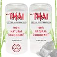 Amazon.com : 2-PACK Thai Crystal Deodorant Salt Stone - Clinically ...