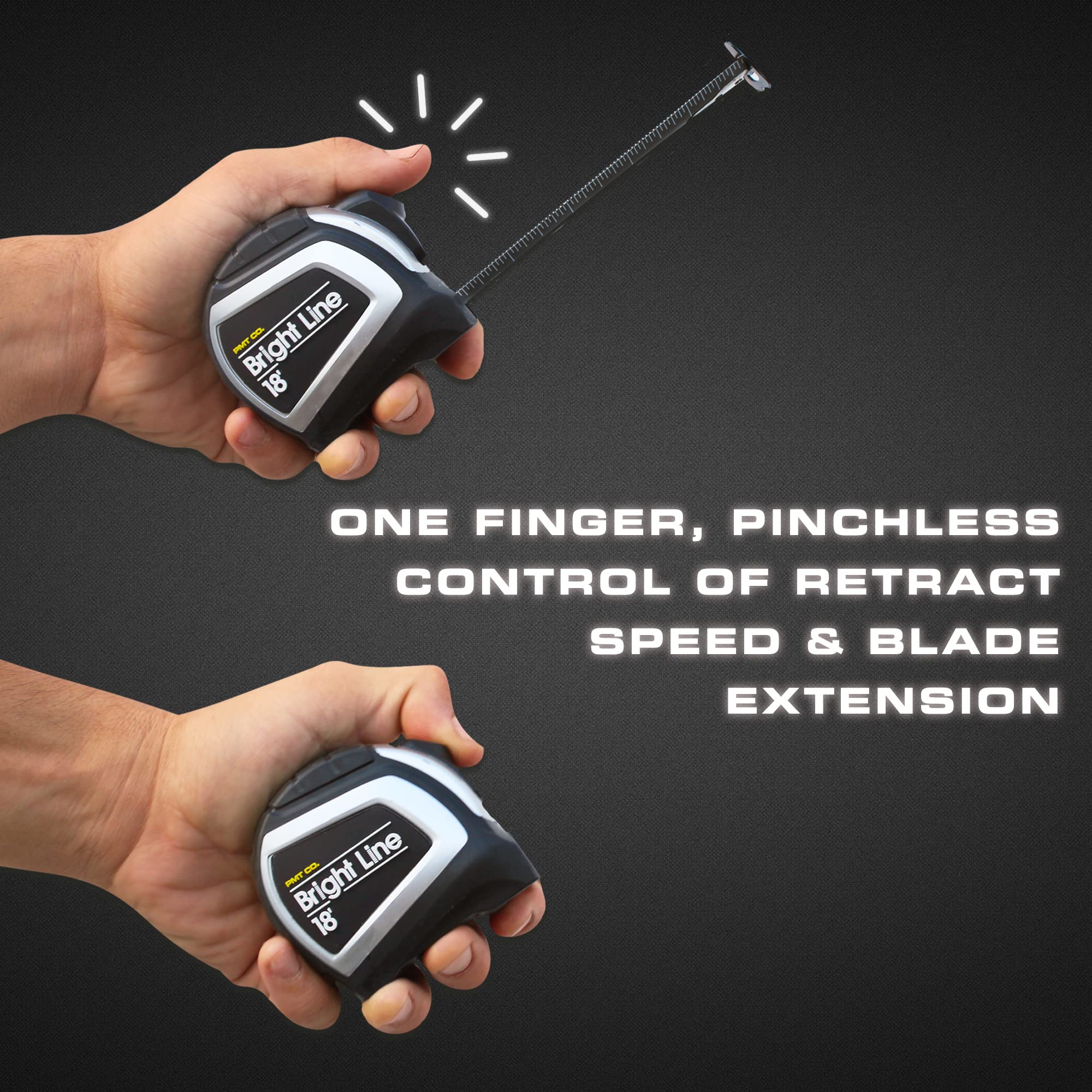 Mua Perfect Measuring Tape - BrightLine High Contrast Dark Mode Easy ...