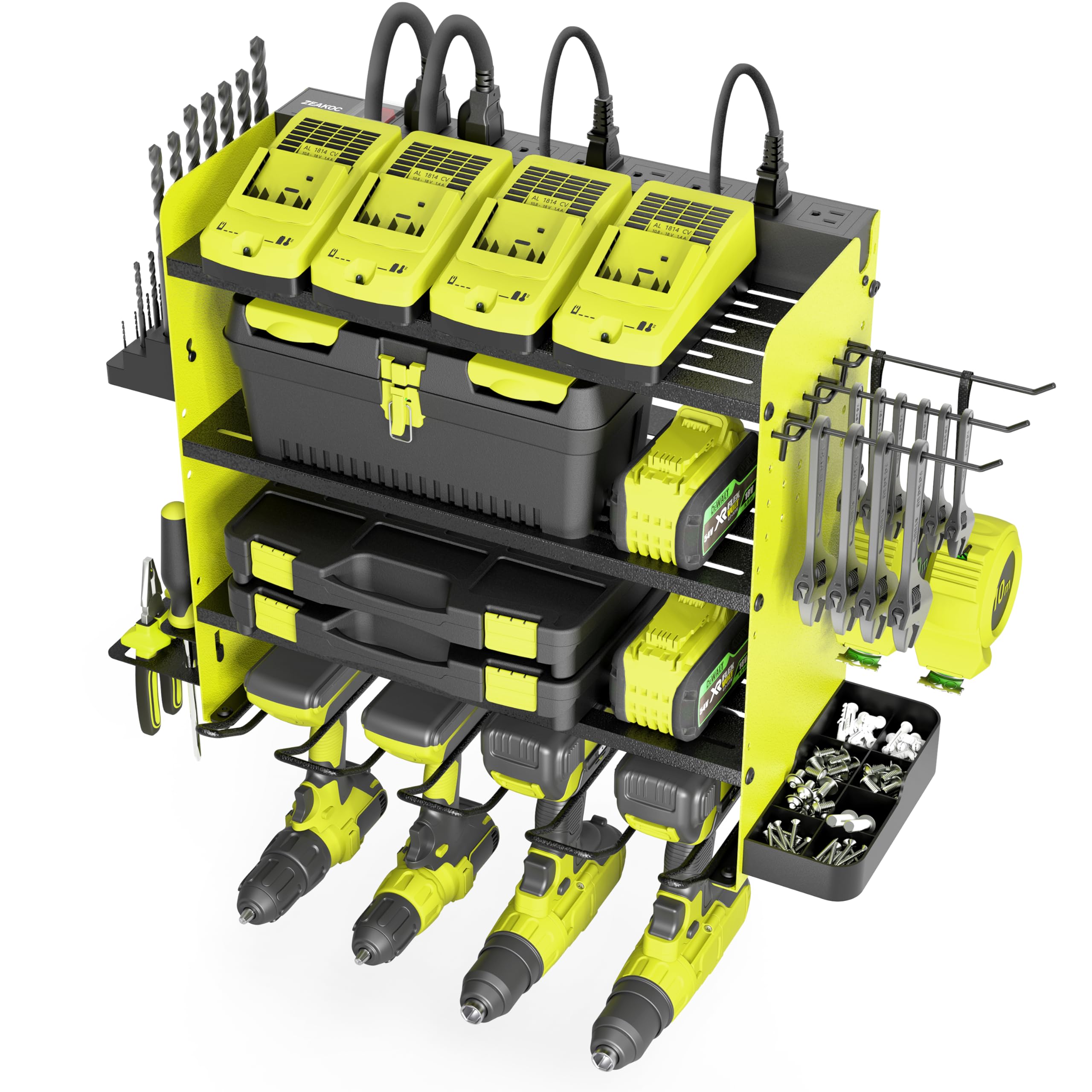 Mua Power Tool Organizer with Charging Station, 4Layers Drill Holder ...