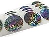 Glitter 1.5 inch Holographic Silver Round Scratch Off Sticker Labels ...