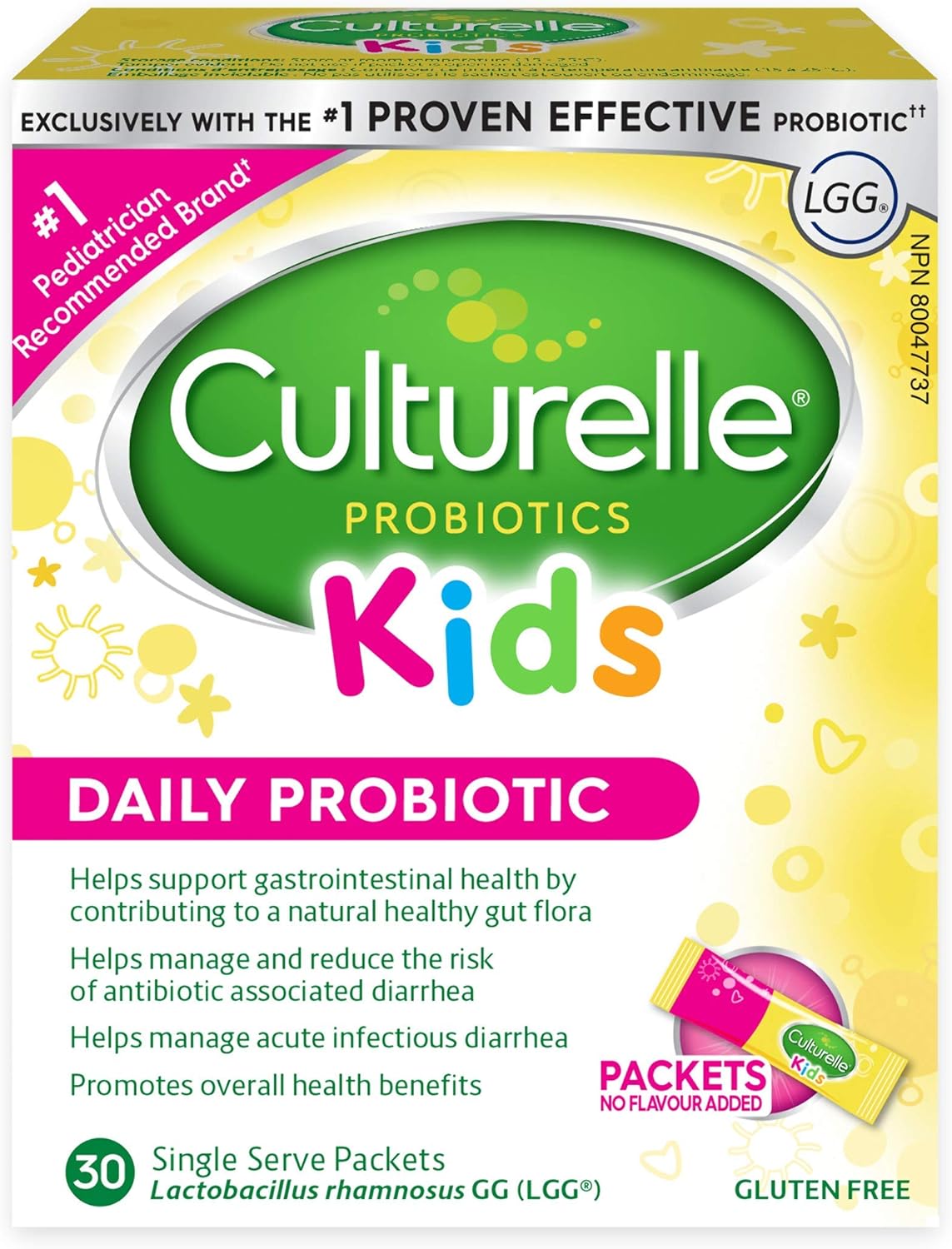 Culturelle® Kids Packets Daily Probiotic| Help Support your Child's ...