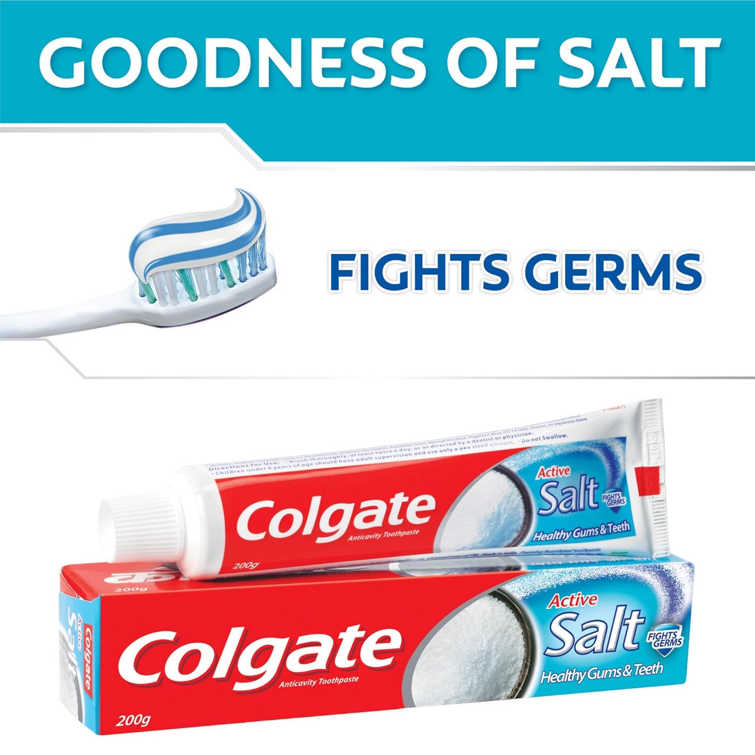 Steal Deal : Colgate Toothpaste Active Salt - 300 g (Natural - Saver ...