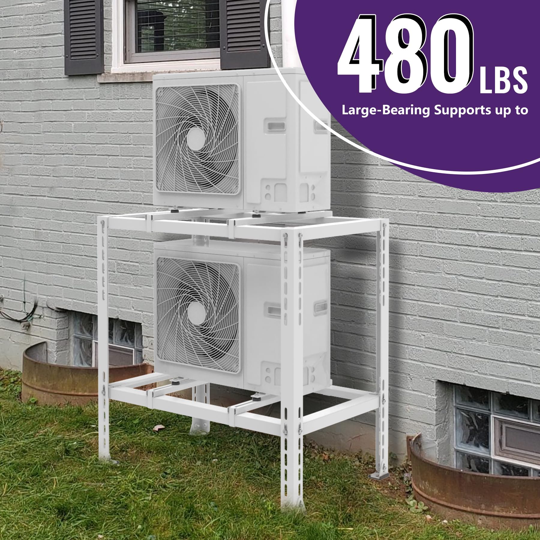 Mua Mini Split Ground Stand for Ductless Mini Split Condenser Heat Pump ...