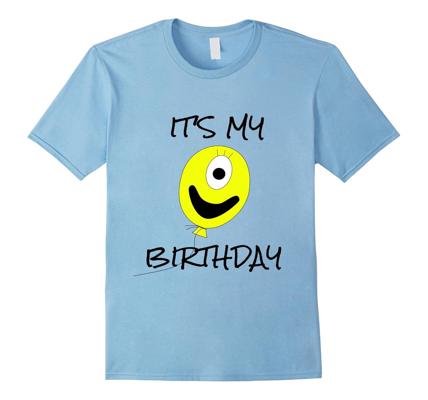 It’s My Birthday Funny One Eye Cyclops Balloon Emoji T-Shirt-4LVS ...