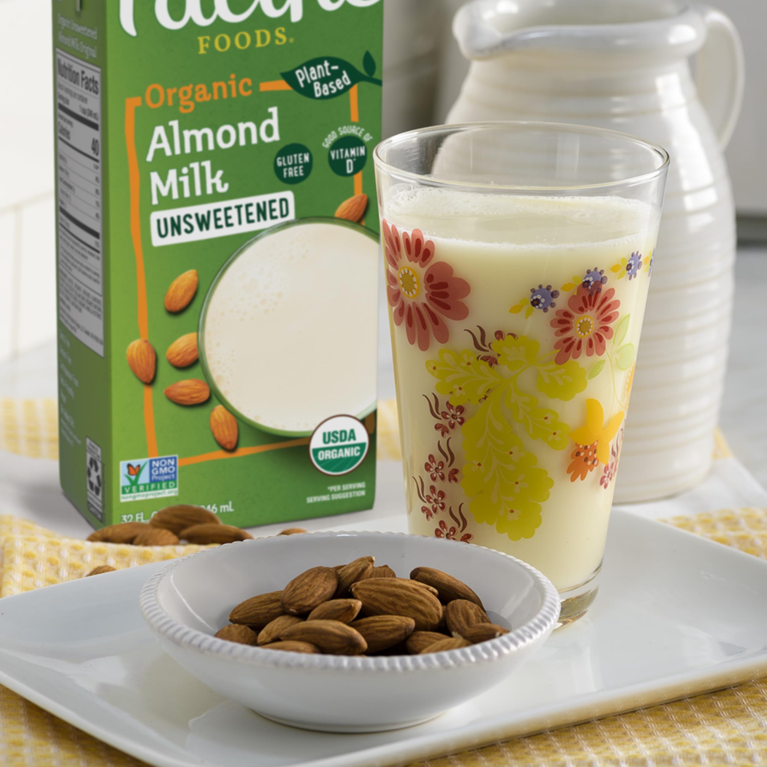Mua Pacific Foods Organic Unsweetened Almond Milk, Plant Based Milk, 32 ...