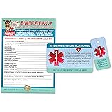 Amazon.com: In Case of Emergency (ICE Card Medical ID Card) Emergency ...