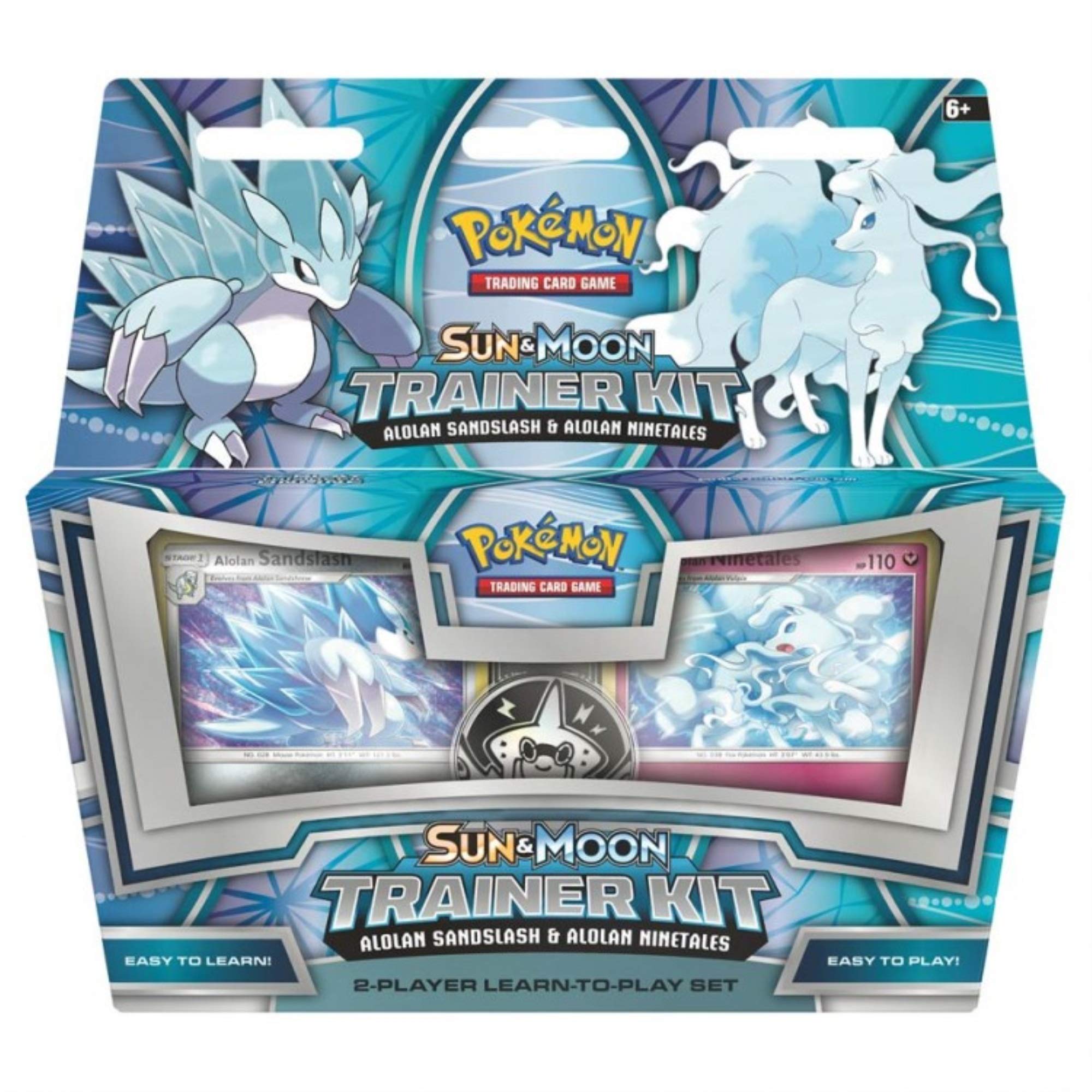 Pokemon Alolan Sandslash & Alolan Ninetales Sun & Moon Trainer Kit for ...