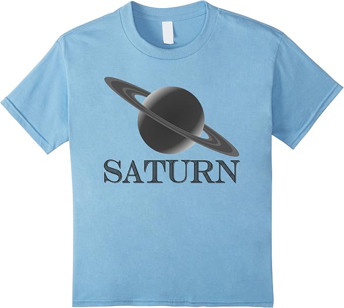 Amazon.com: Kids Saturn Planet T-shirt Boys Girls Youth Child: Clothing
