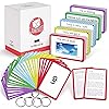 GAMENOTE Sight Words Kids Educational Flash Cards with Pictures ...