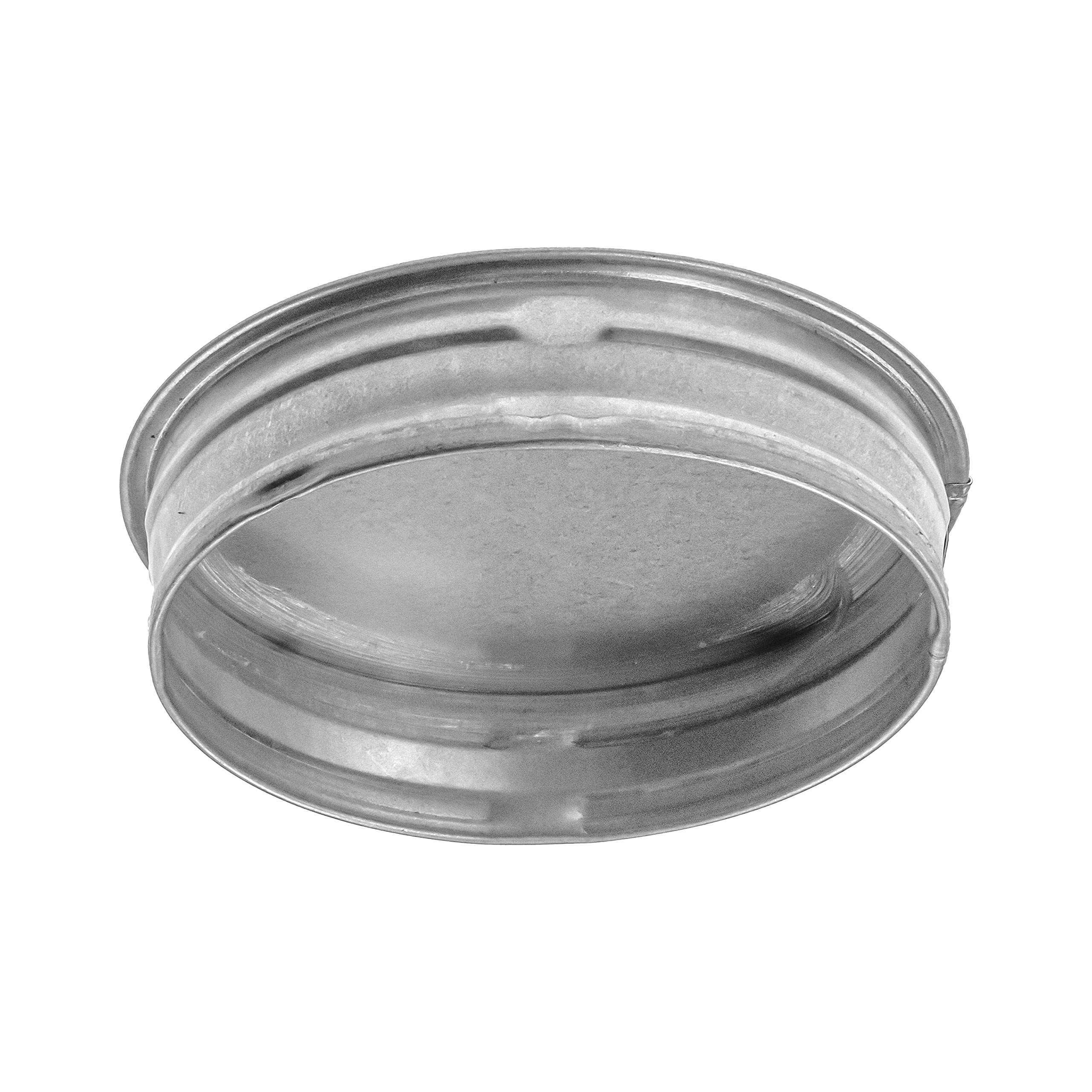 HVAC OV Galvanized Metal Duct End Cap - 4 Inch Fit - Available In ...