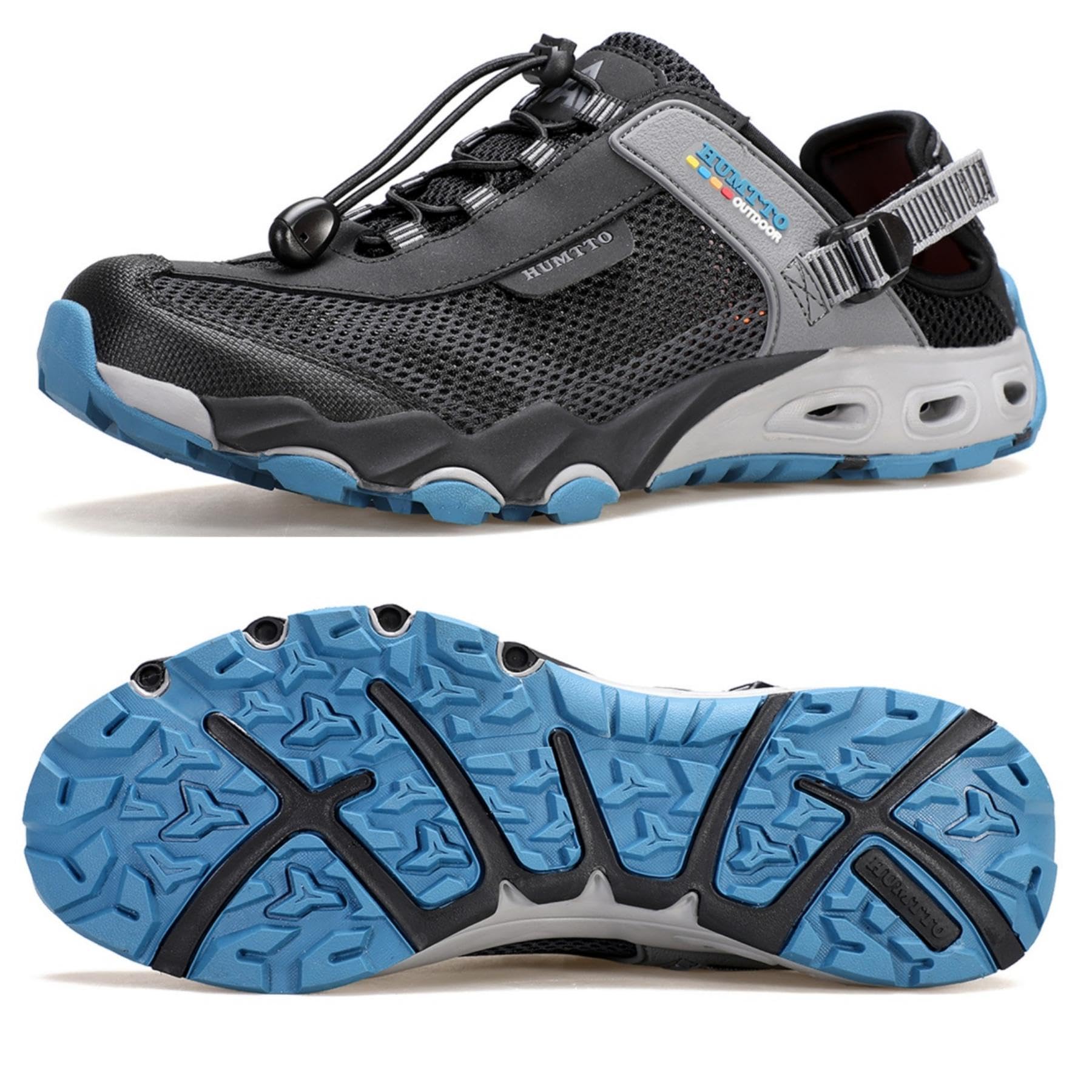 HUMTTO Men's Amphibious Water Shoes - Hiking Sandals for Men Outdoor ...