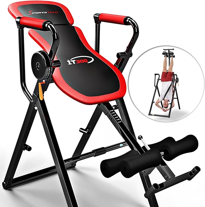 Sportstech Innovative Inversion Table - Multi Gyms for Home - Foldable ...
