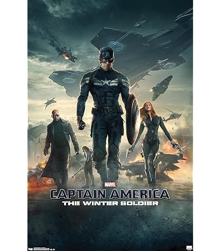 Scarlett Johansson Winter Soldier Poster Captain America: The Winter