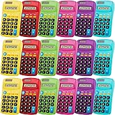 Amazon.com : Riccioney 24 Pack Basic Calculators for Students Pocket ...
