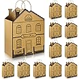 Amazon.com: Geosar 12 Pieces House Shaped Gift Bags with Handles Real ...