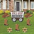 Amazon.com : Big Dot of Happiness Western Hoedown - Yard Sign and ...
