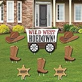 Amazon.com : Big Dot of Happiness Western Hoedown - Party Decorations ...