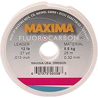 Amazon.com: Maxima Fishing Line Leader Wheel, Fluorocarbon, 10-Pound ...