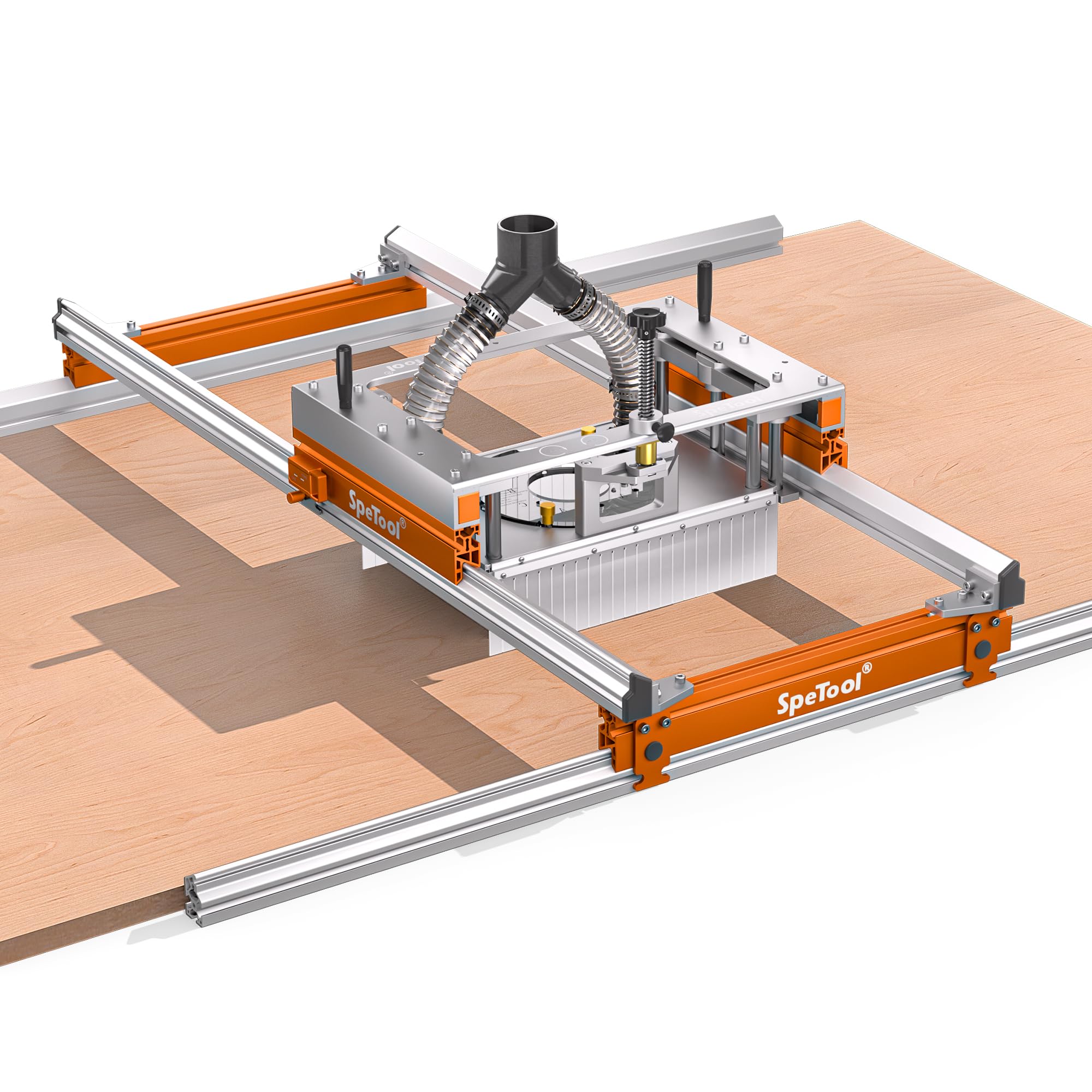 SpeTool Xpert Router Sled for Flattening Slabs with Continuous Height ...