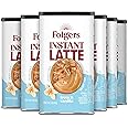 Amazon.com : Folgers French Vanilla Flavored Instant Latte, 16 Ounce ...