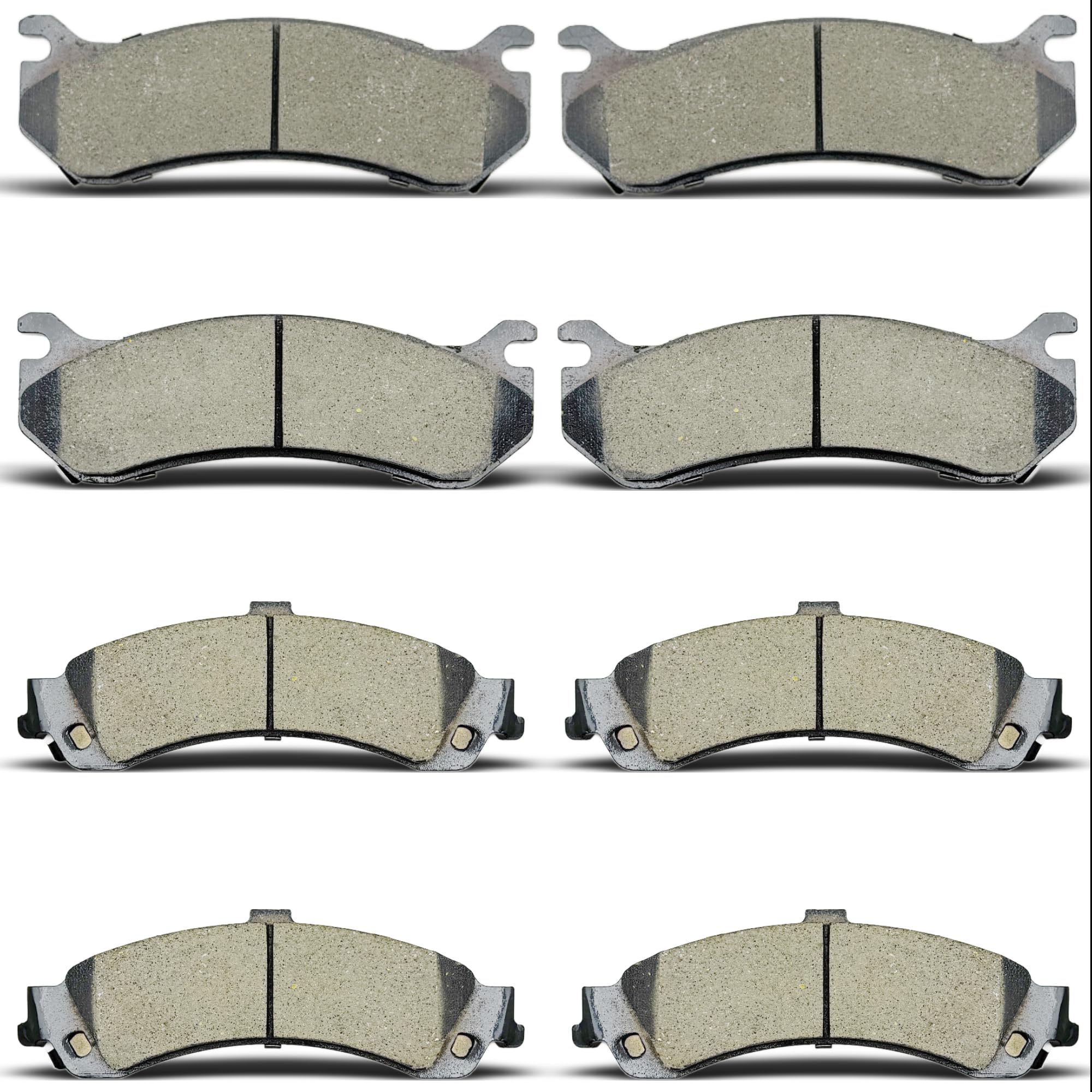 TALAMOYI D785 D834 Front Rear Ceramic Brake Pads Sets Fit For Cadillac ...
