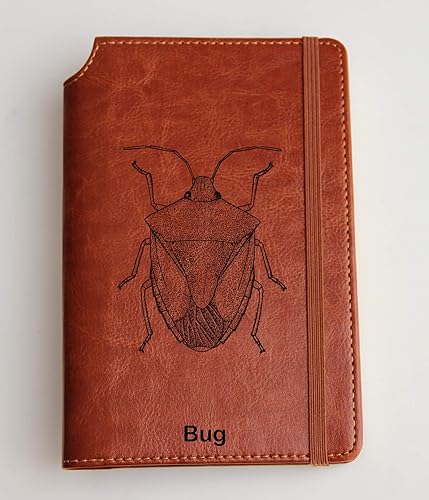 Amazon.com: Bug insect Journal with Custom text or custom quote leather ...