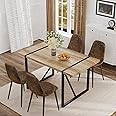 Amazon.com - 5 Piece Dining Table Set,Kitchen Dining Table Set for 4 ...
