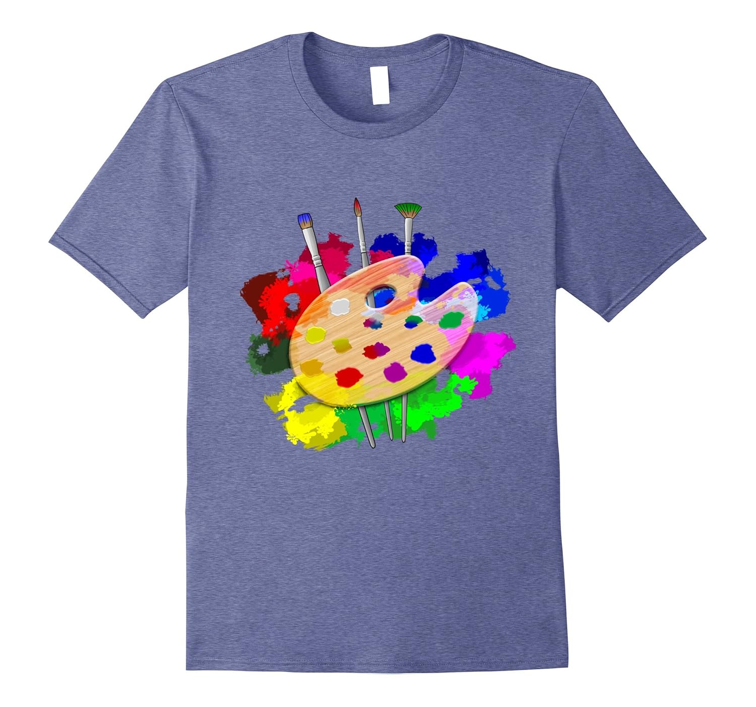 Artist Paint Palette And Brushes Art T-Shirt-TJ – theteejob