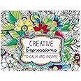 Amazon.com: Creative Expressions to Calm and Inspire: Cards to Color ...