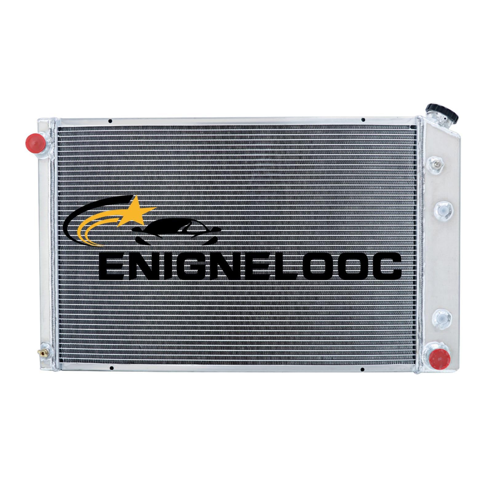 Enignelooc 3 Row Aluminum Radiator for 1973-1991 Chevy C/K 10 20 Pickup ...