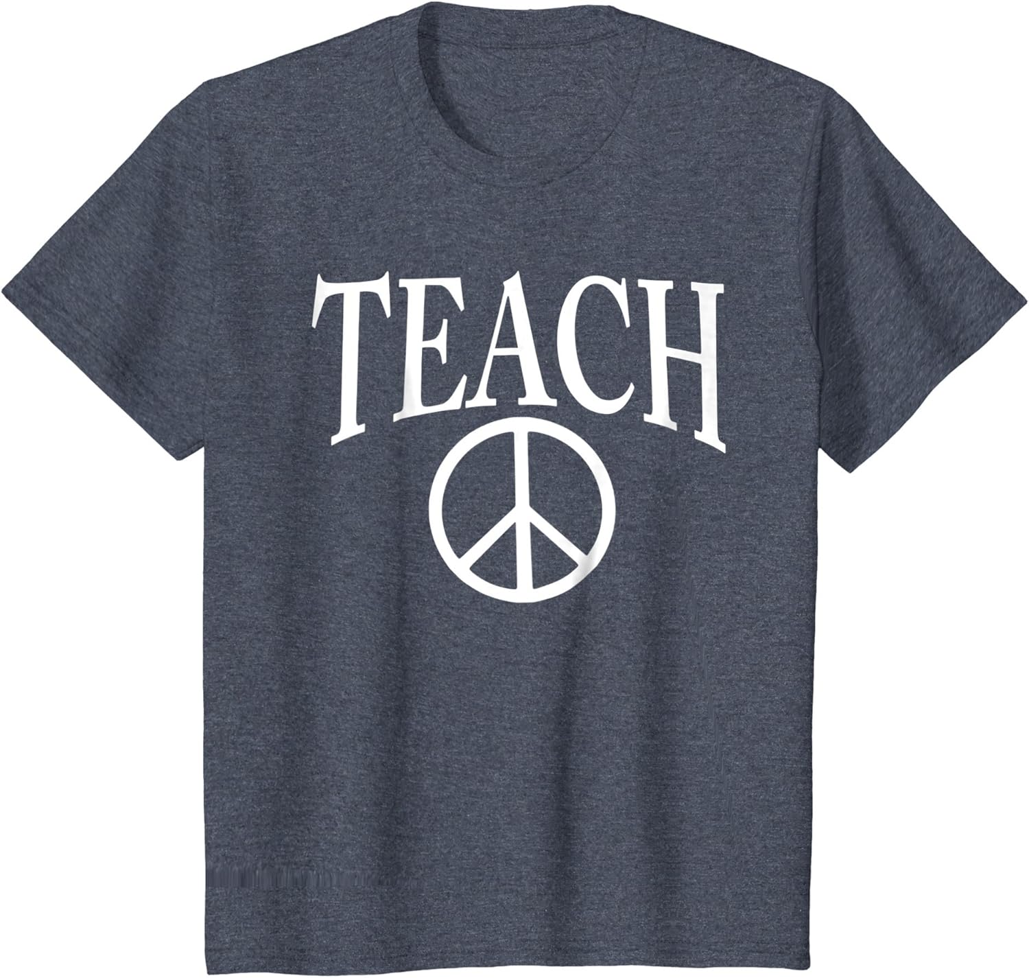 Amazon.com: Teach Peace Symbolic Words Sign T-Shirt: Clothing