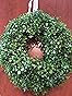 Amazon.com: Mini Window Wreath, MINI Boxwood Wreath-Farmhouse Wreath ...