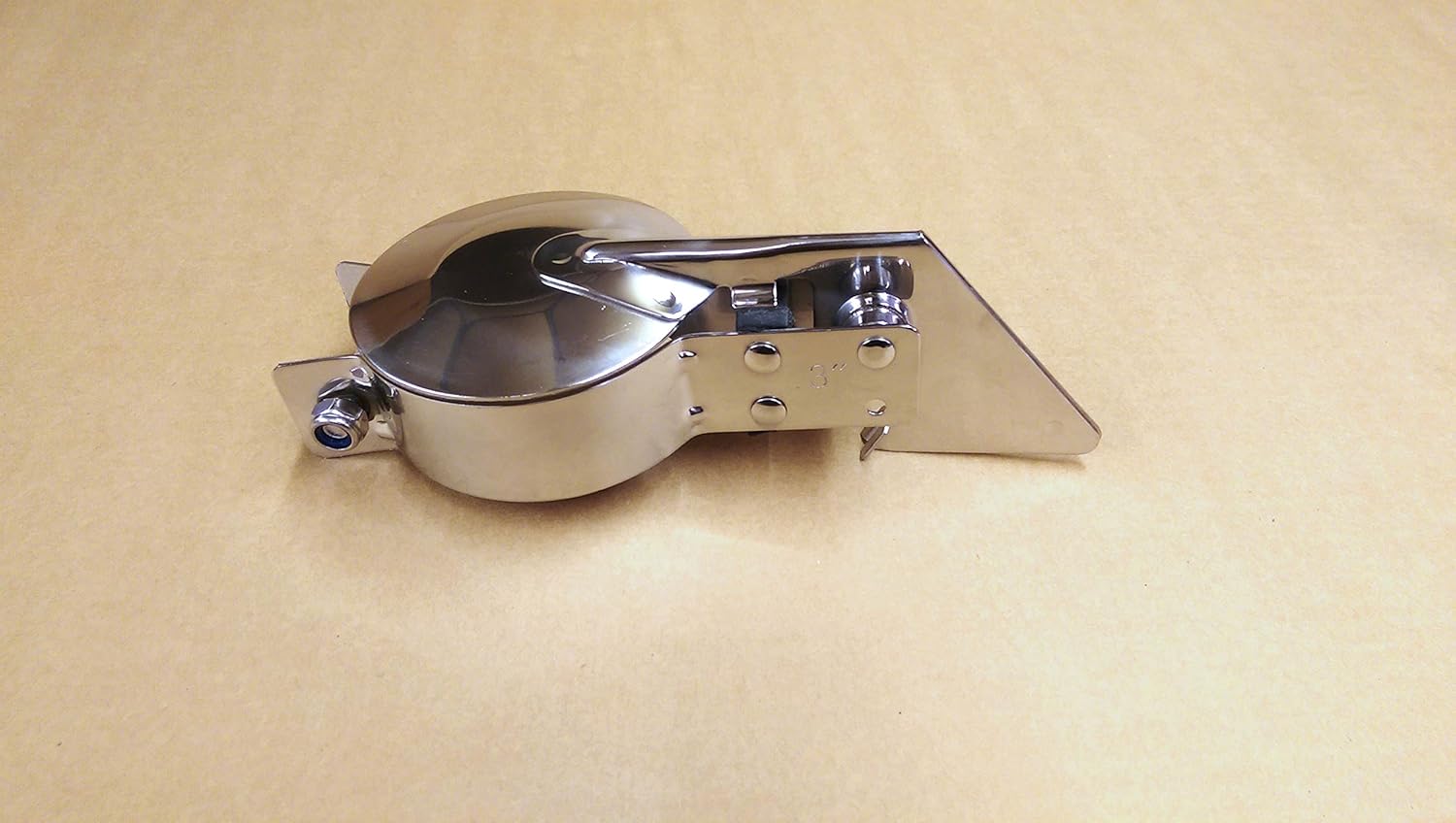 70mm [2.75"] Polished Stainless Steel Raincap Flap Cover for Stack Pipe ...