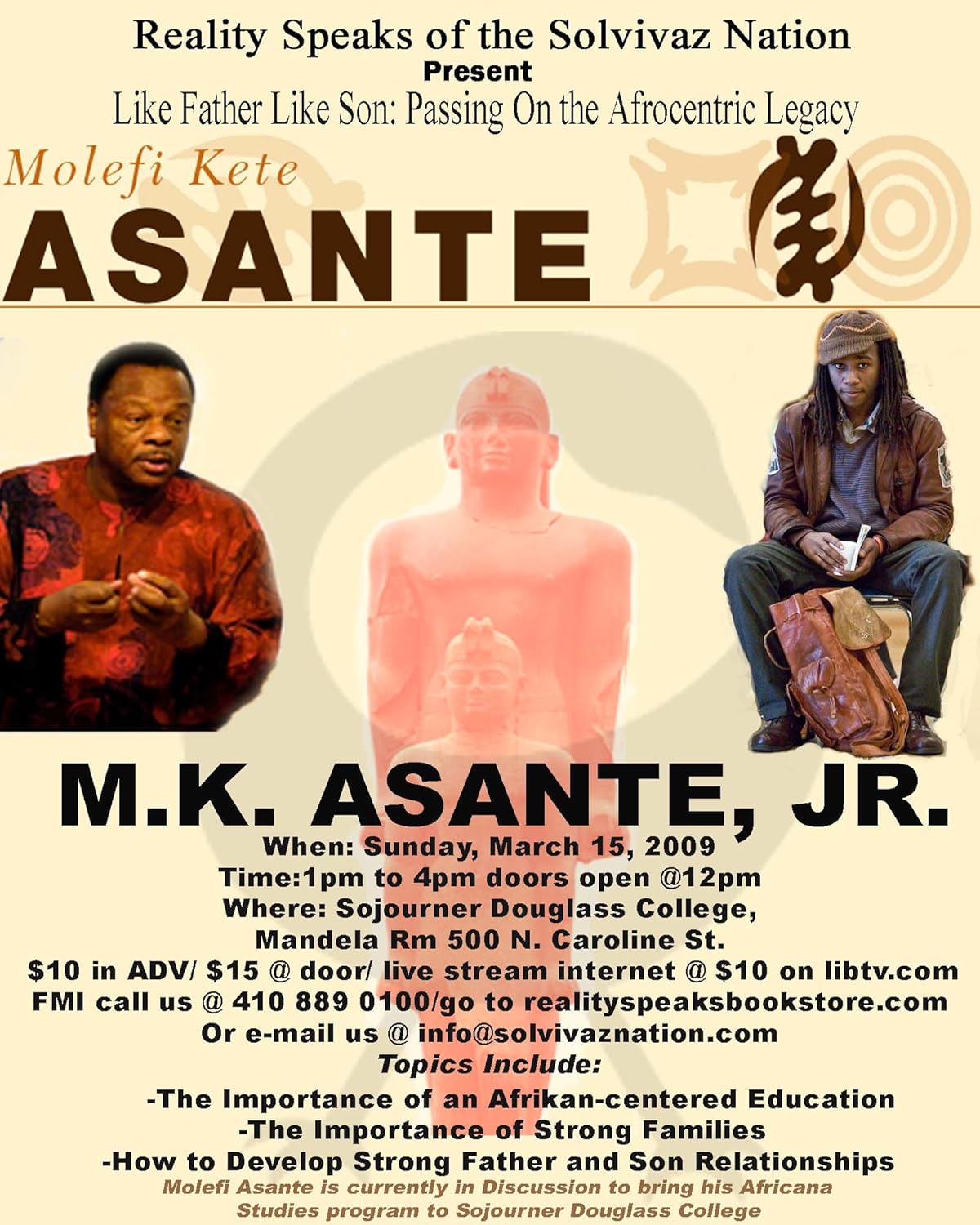 Amazon.com: Molefi Asante and M.K. Asante- Like Father Like Son ...