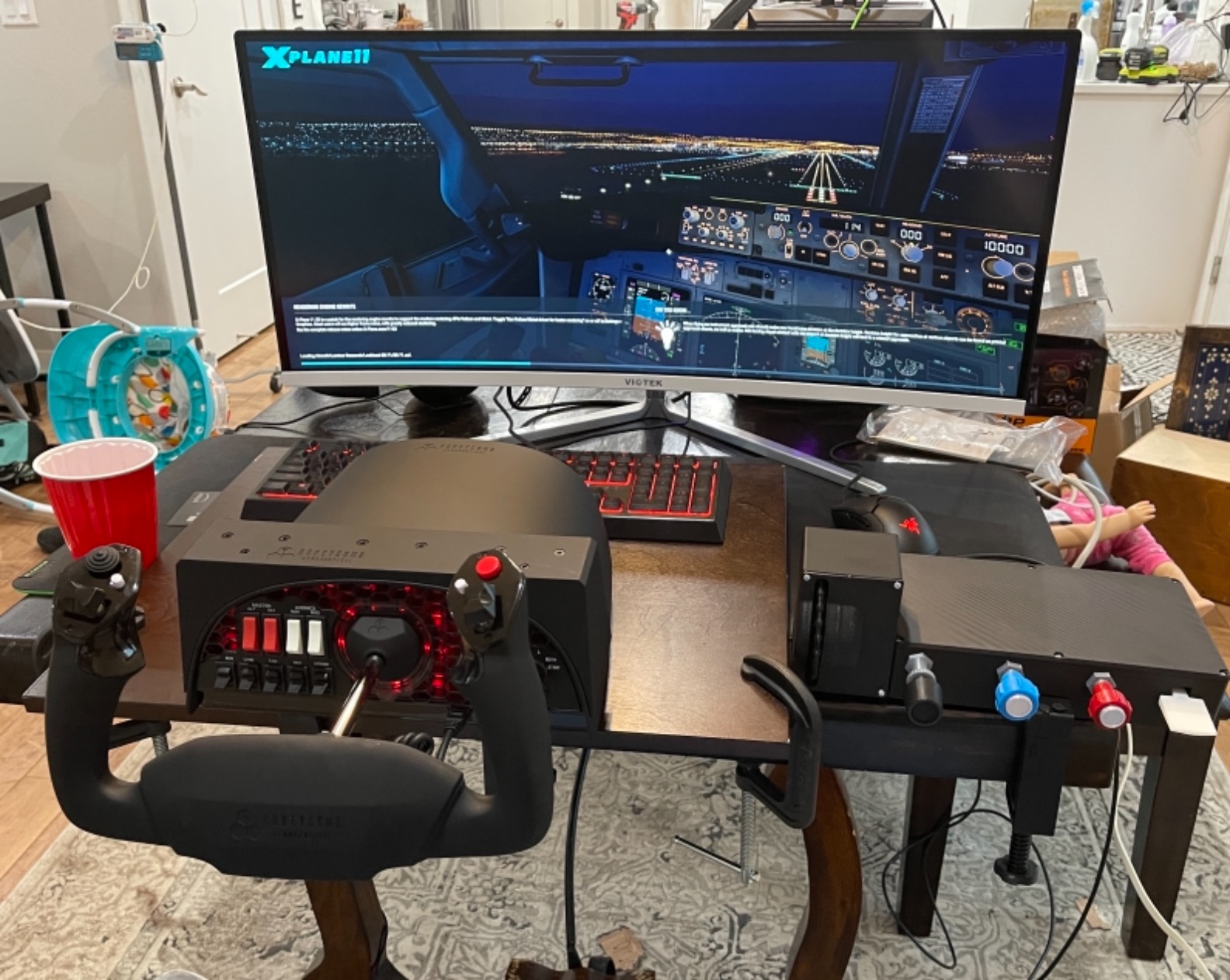 $33/mo - Finance Cessna USB Style Throttle Flaps and Trim Controller (TPM) For Flight Simulators ...