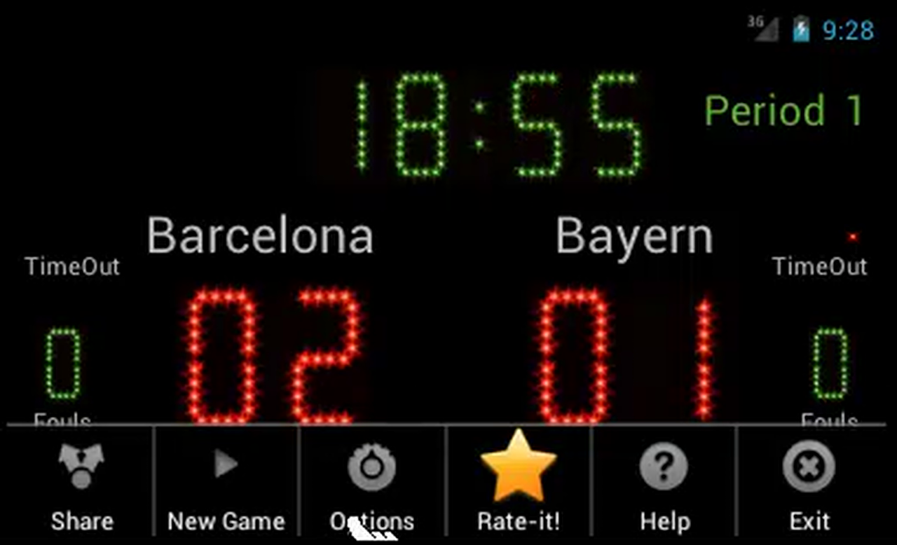 Scoreboard Futsal ++ - App on the Amazon Appstore